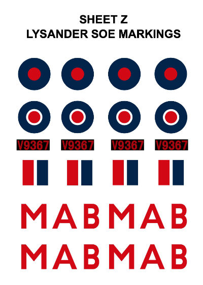 Westland Lysander - 22" Wingspan Balsa Kit