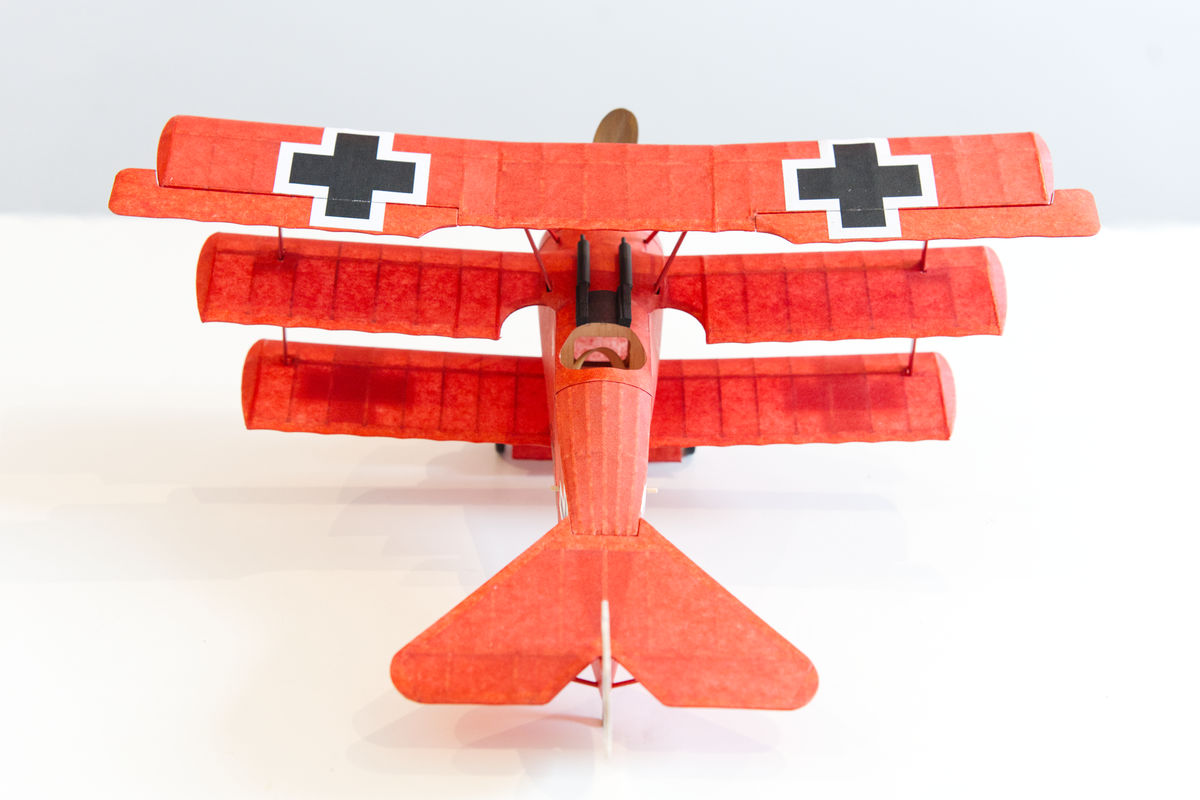 Fokker Dr.I "Red Baron" Triplane | 16" Balsa Kit