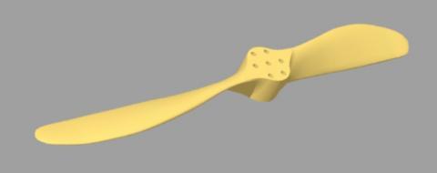 17x17 WW1 Propeller