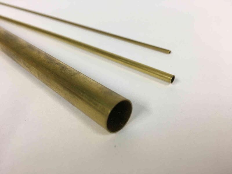 Round Brass Tube 10mm OD