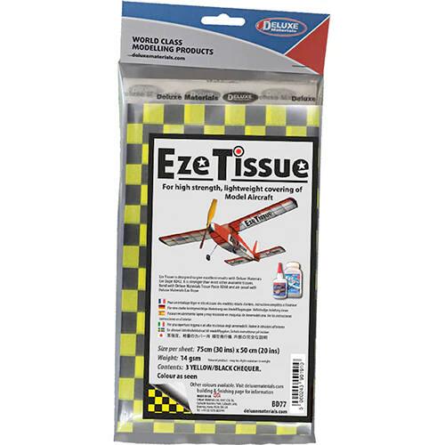 Eze Tissue Yellow/Black Chequer