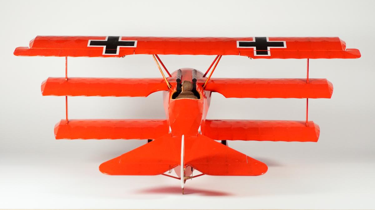 Fokker Dr.1 Triplane | 23.5" Wingspan RC WW1 "Red Baron" Airframe Only Kit
