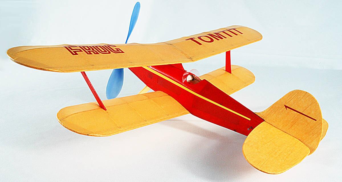 F.R.O.G. Tomtit - 18" Wingspan Balsa Model Aircraft Kit