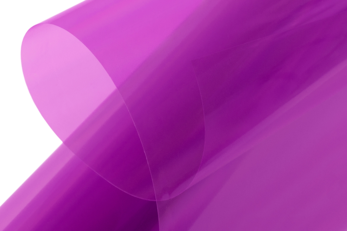 Kavan Covering Film | Transparent Bright Purple | 2m Roll
