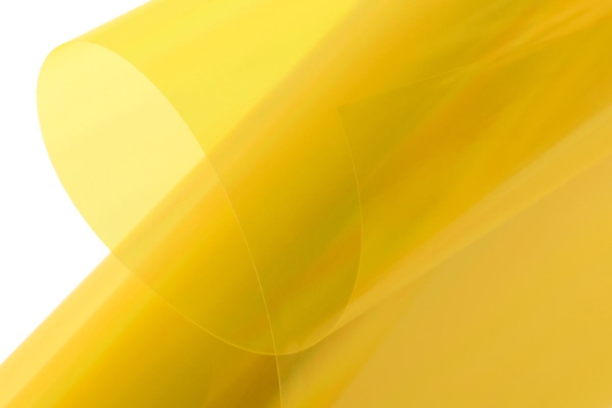 Kavan Covering Film | Transparent Yellow | 2m Roll