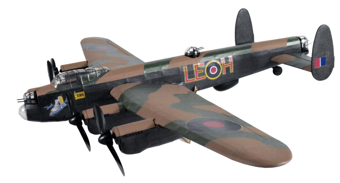 AVRO Lancaster NX611 “Just Jane” | 26” Free-flight or RC Balsa Wood Kit