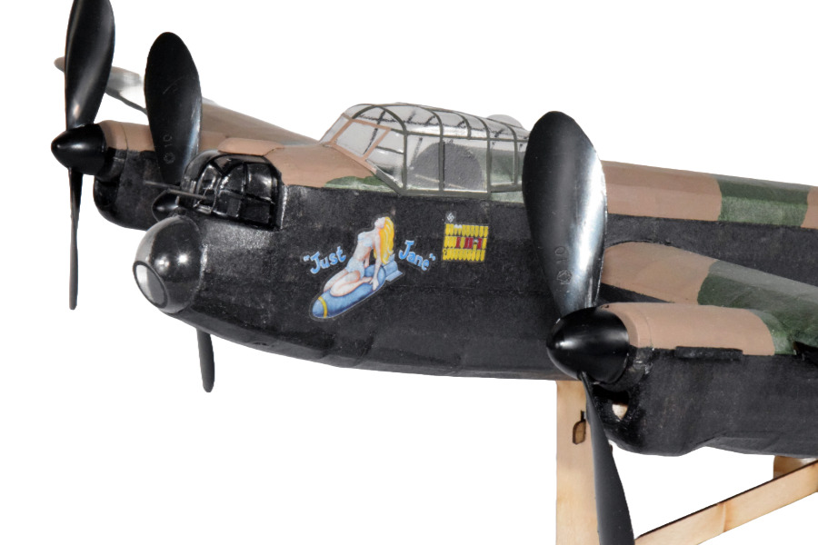 AVRO Lancaster NX611 “Just Jane” | 26” Free-flight or RC Balsa Wood Kit