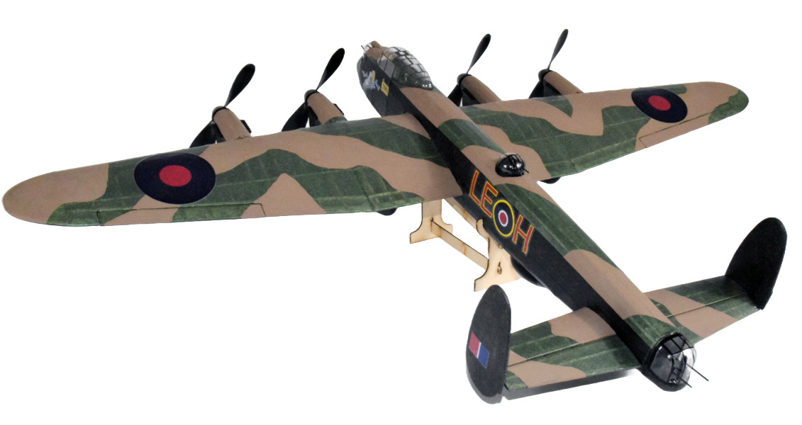AVRO Lancaster NX611 “Just Jane” | 26” Free-flight or RC Balsa Wood Kit