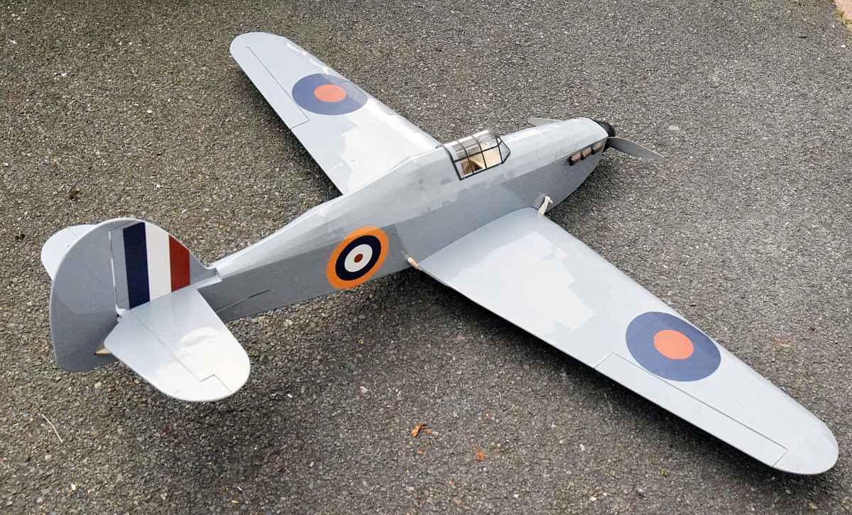 Build Your Own Radio Controlled Hurricane - 44" Wingspan Kit